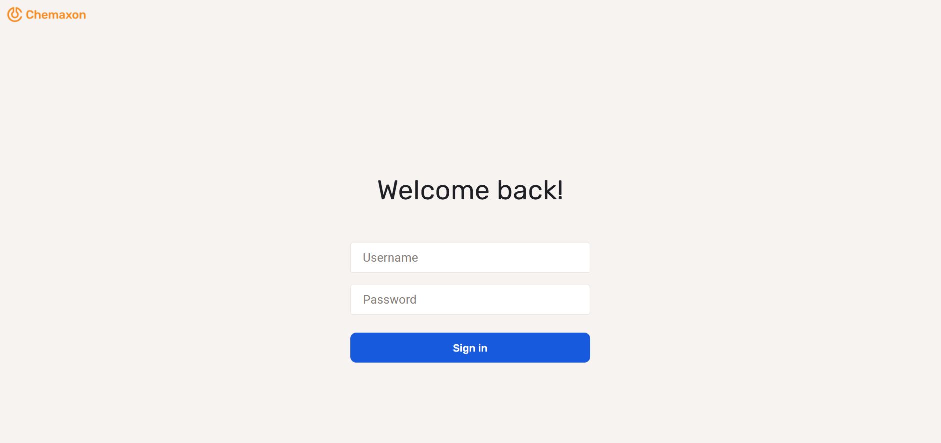 Login | Chemaxon Docs